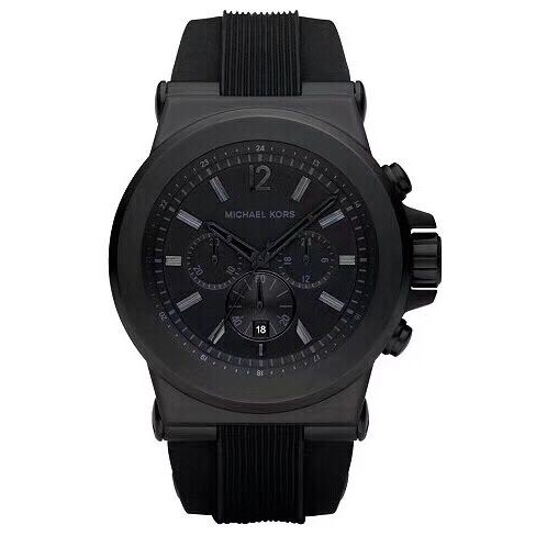 Original Michael Kors MK men watch MK8152 45mm dial Silicone strap ...