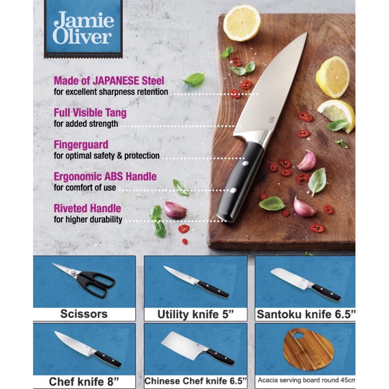 Jamie Oliver Professional Knife Collection | Shopee Malaysia