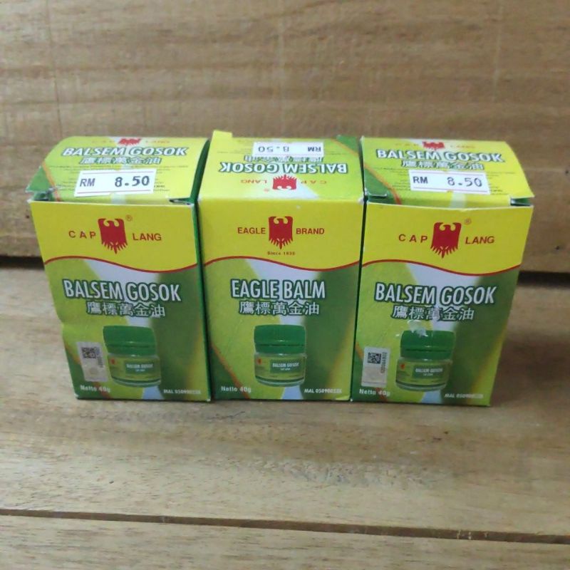 Minyak Angin dan Balsem Gosok Cap Lang Eagle Balm | Shopee Malaysia