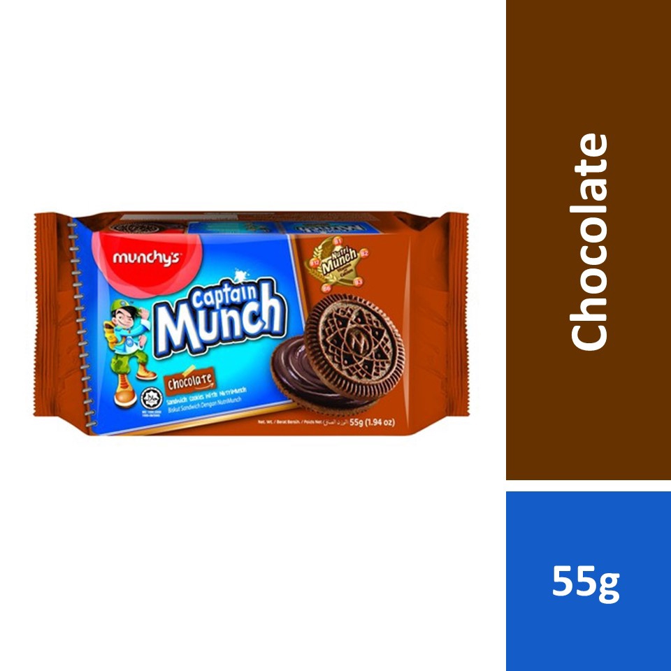 Captain Munch Choc Cream 55g | Shopee Malaysia