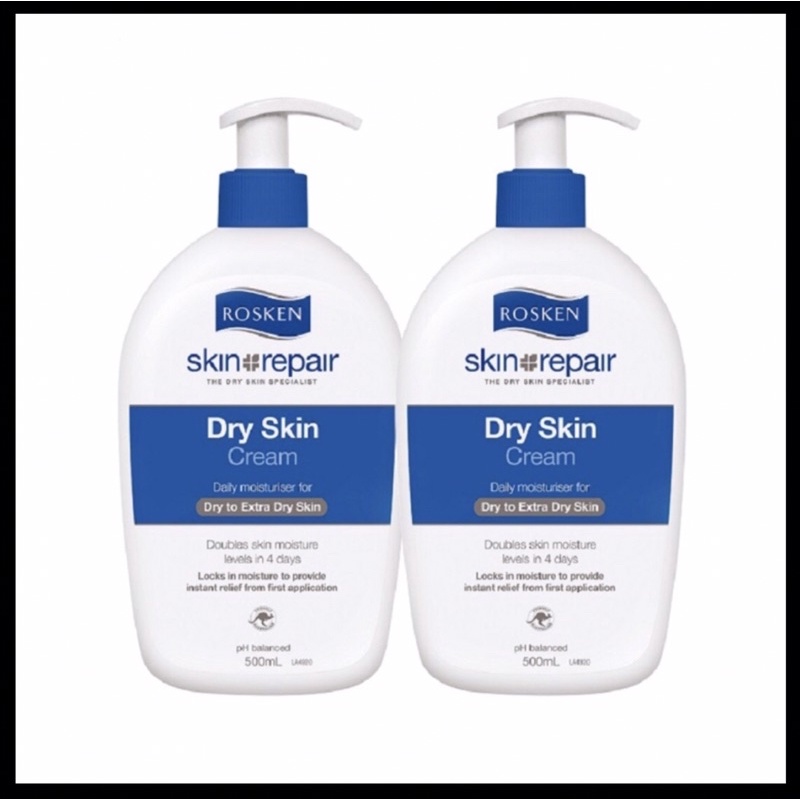 ROSKEN Twin Pack Skin Repair Dry Skin Cream 500ml | Shopee Malaysia