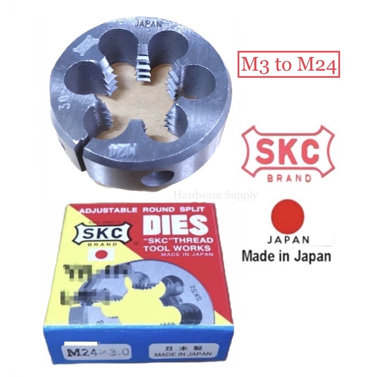 SKC Round Dies Metric M3-M24 (20 size) M3 M4 M5 M6 M8 M10 M12 M14 M16 M18 M20 M22 M24 | Shopee ...