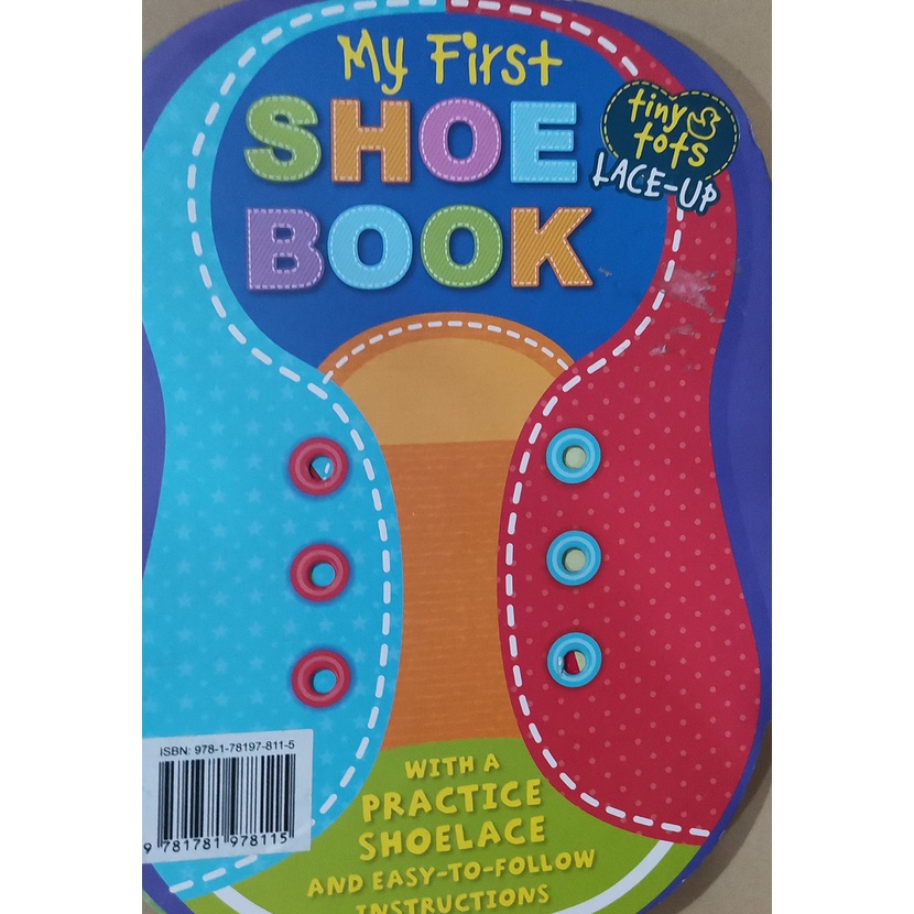 My First Shoe Book (Tiny Tots Lace-up) Boardbook [Preloved/Secondhand ...