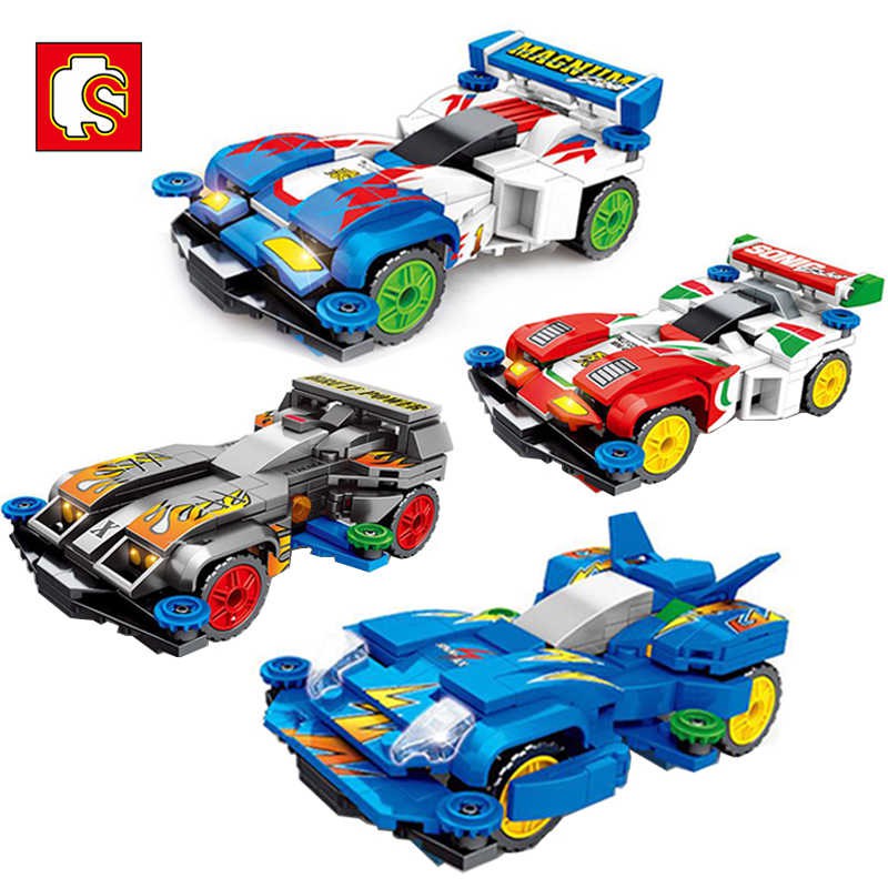 Sembo Block Mini Racing Cars Building Blocks All Series 607009 - 607060 ...