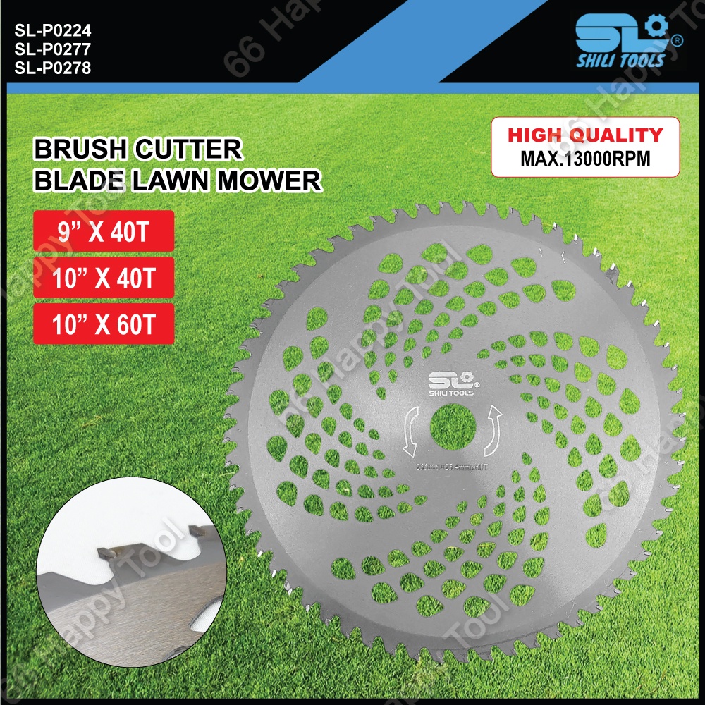 Shili Tools 9 / 10 Inch Brush Cutter Blade Grass Trimmer 40T 60T ...