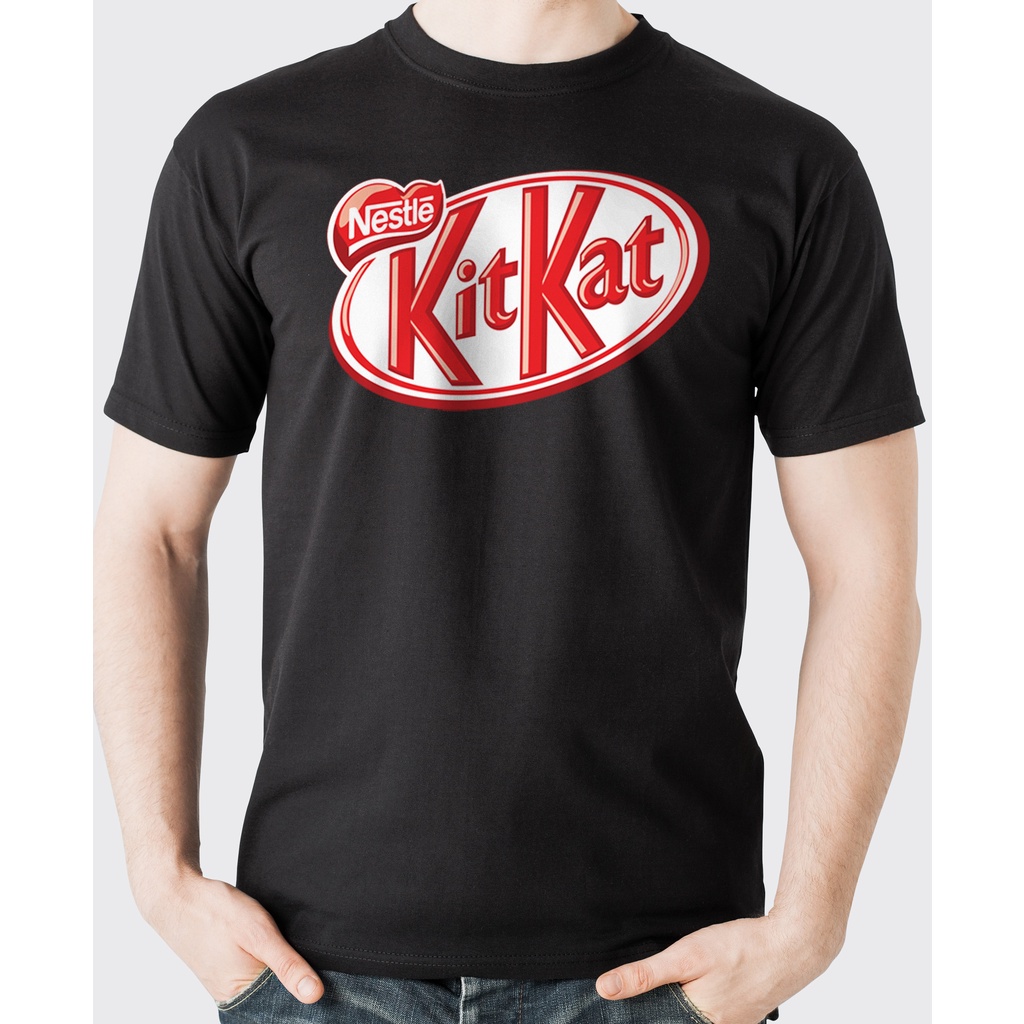 Kit Kat Chocolate Bar Kitkat T-Shirt Men Cotton | Shopee Malaysia