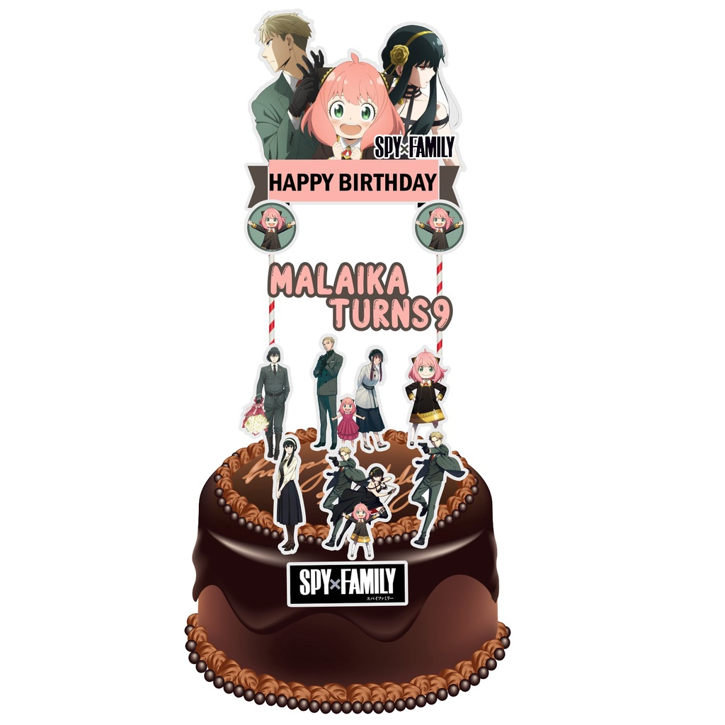 SPY X FAMILY Anya Forger Cake topper | Shopee Malaysia