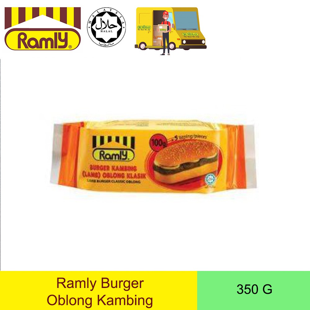 Ramly Burger Oblong Kambing 350g | Shopee Malaysia