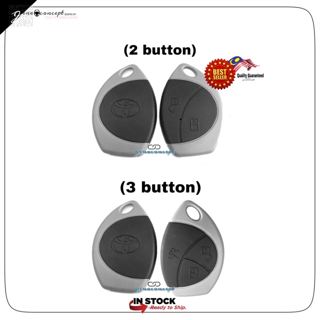 Toyota Car Alarm Button Cover - 2 button / 3 button | Shopee Malaysia