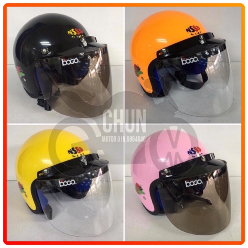 Helmet Budak/Children Helmet Kids NS88 with Bogo Visor (Ada Sirim ...