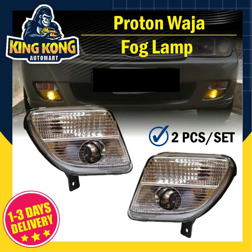 Proton Waja Fog Lamp / Sport Light (Depo) (No Bulb & Socket) | Shopee ...