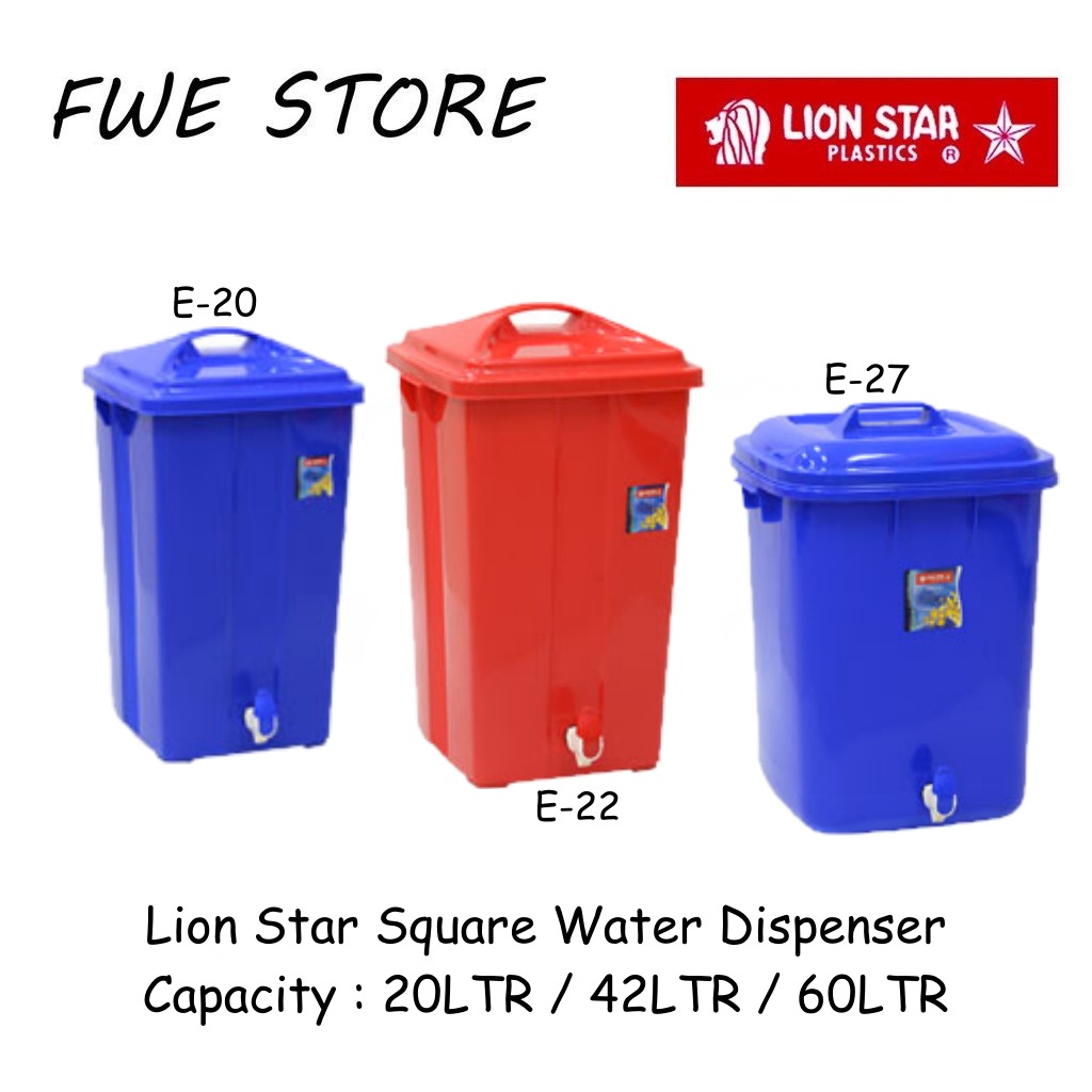 Lion Star Square Water Dispenser / Water Container (20LTR / 42LTR ...