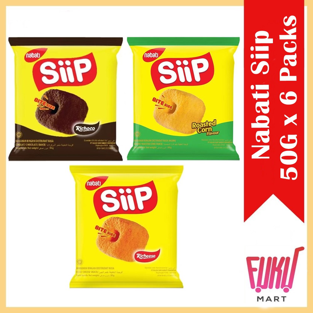 Nabati Siip Bite Size ( 50g X 6 Packs ) | Shopee Malaysia