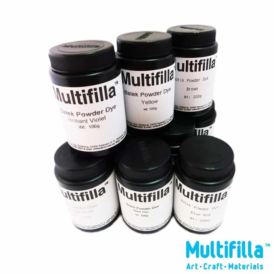 Remazol Batik Powder Dye 100g for Batik Craft Tie Dye & Fabric Dye ...