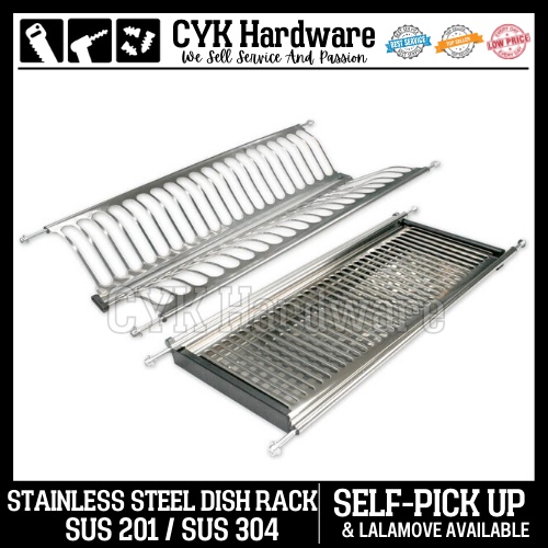 STAINLESS STEEL SUS201 / SUS304 2 Tier 600mm / 700mm / 800mm / 900mm ...