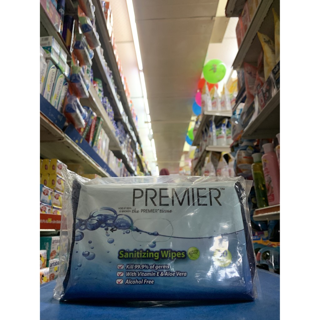 Premier Sanitizing Wipes (2 x 50 wipes) | Shopee Malaysia