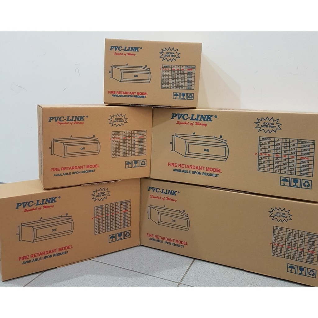 PVC LINK MCB DISTRIBUTION BOX / DB BOX / MCB BOX (6WAYS ~ 42WAYS ... PVC LINK MCB DISTRIBUTION BOX / DB BOX / MCB BOX (6WAYS ~ 42WAYS ...