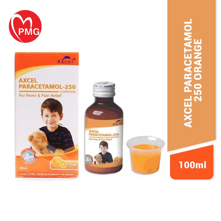 [PMG PHARMACY] Axcel Paracetamol 250 Orange 100ml Bot - ubat demam ...