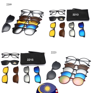 Cermin Mata Spek Spec Boleh Tukar Cermin Kanta Magnetic Clip on ...