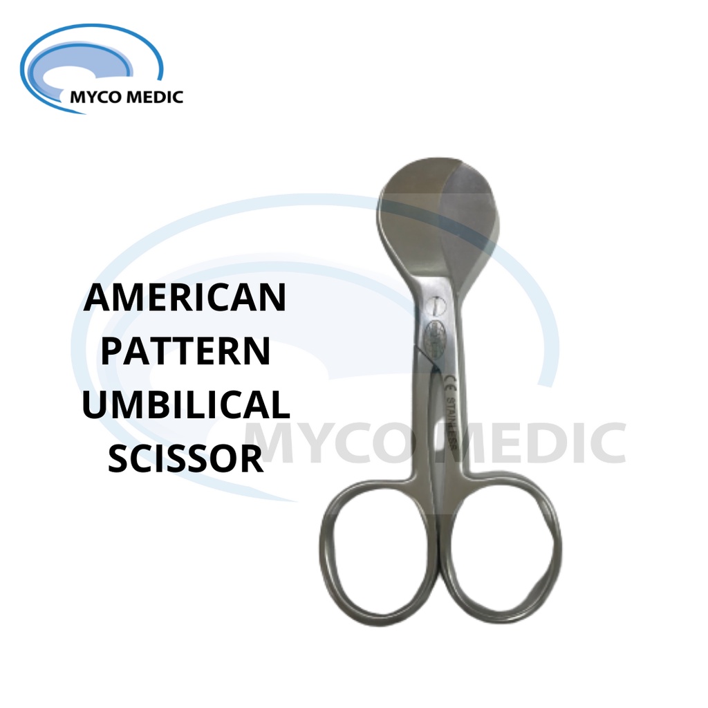 American Pattern Umbilical Scissors | 100mm or 4" | STAINLESS STEEL ...