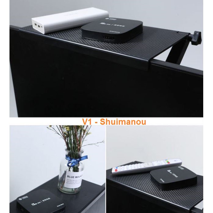 Adjustable Screen Top Shelf Riser Screen Caddy for Computer Monitor ...