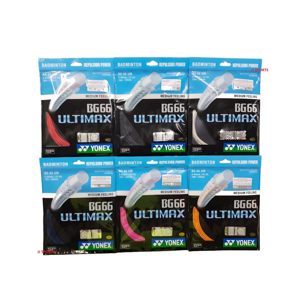 YONEX BG66 ULTIMAX STRING (ORIGINAL SUNRISE SPORTS) | Shopee Malaysia