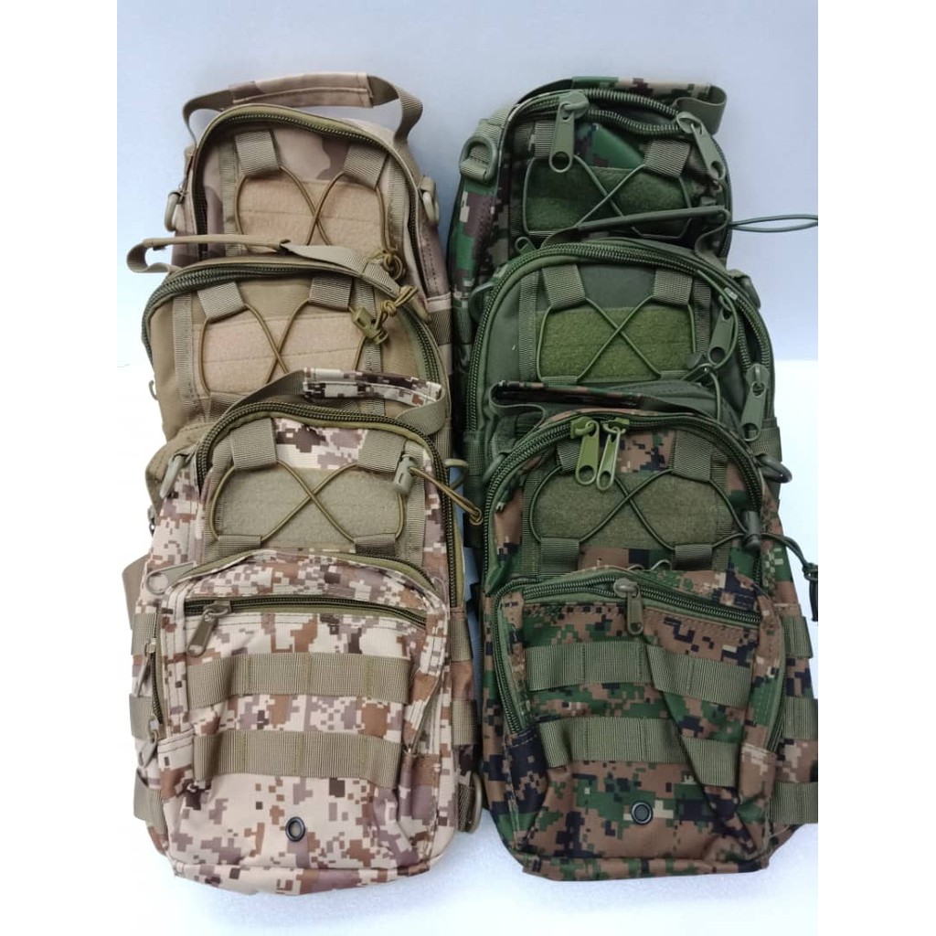 SLING BAG DESIGN CAMO (CORAK ASKAR CELORENG) | Shopee Malaysia