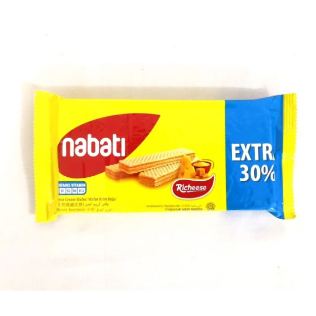 Nabati 40g Richeese Wafer Extra 30% Cheese Ready Stock Halal Sweet ...
