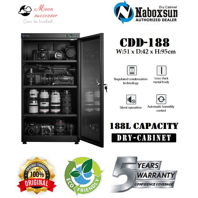 Naboxsun Digital Full Auto 185 Liter Dry Cabinet Box | BeeCost