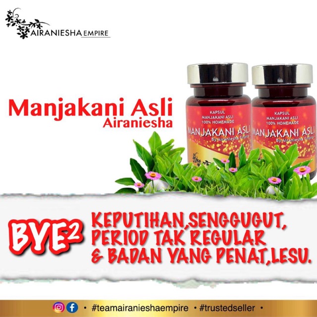 MANJAKANI AIRANIESHA ( 30 BIJI ) | Shopee Malaysia
