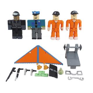 4 Figure ROBLOX Jailbreak Great Escape Set 7cm Model Dolls Toys Gugetes ...
