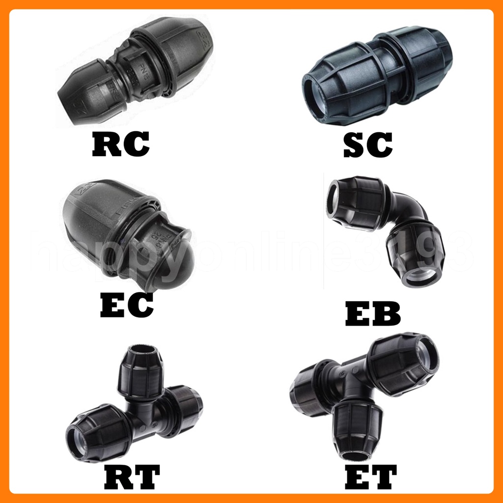 Poly Fittings Poly Connecter Reducing Coupler Straight Coupling End Cap ...