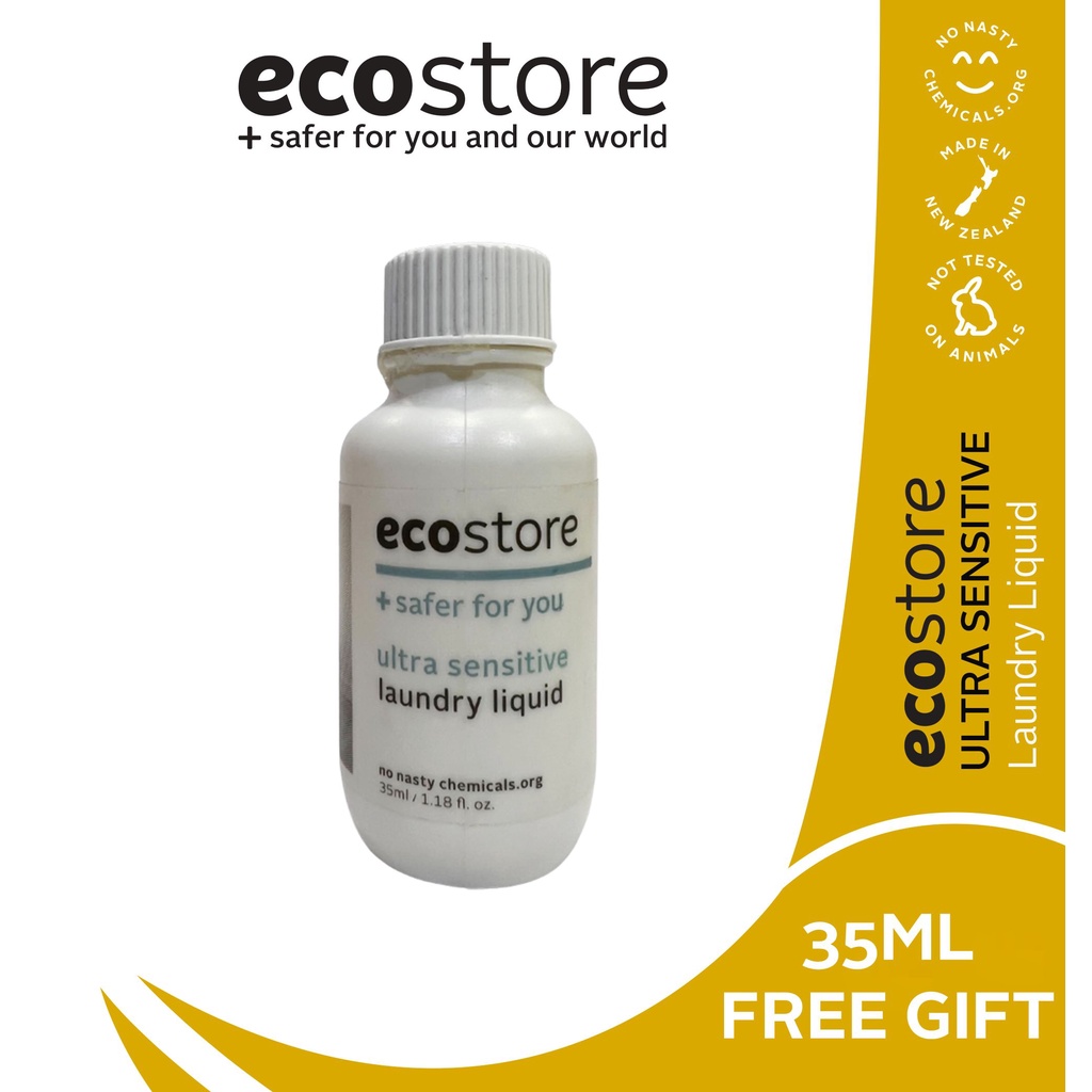 EcoStore Ultra Sensitive Laundry Liquid (35ML) | Shopee Malaysia