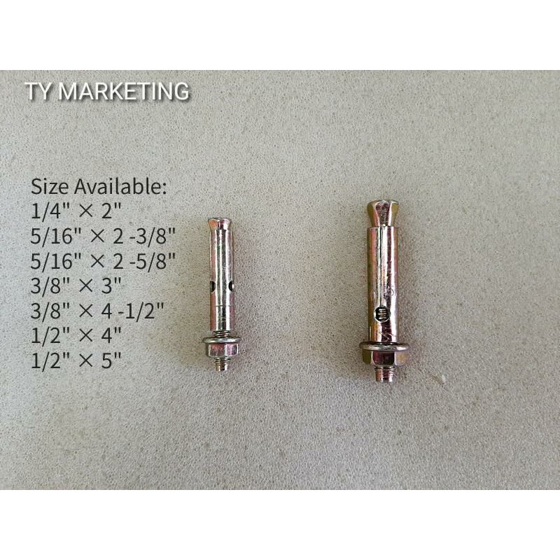 ARROW Sleeve Anchor / Wall Plug Besi | Shopee Malaysia