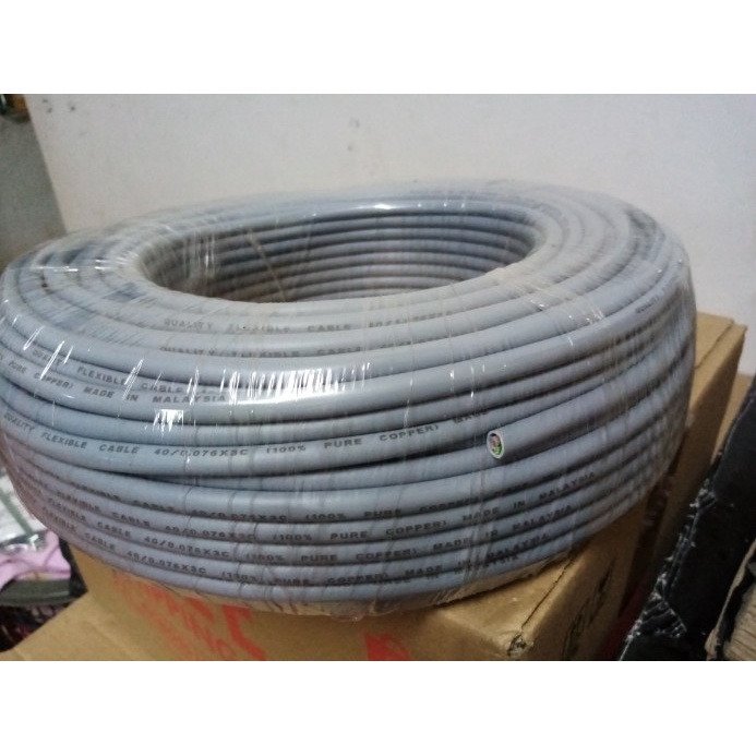 Flexible Wire Cable PVC Insulated Sheathed 40&70/0076MM x 3Core [100% ...