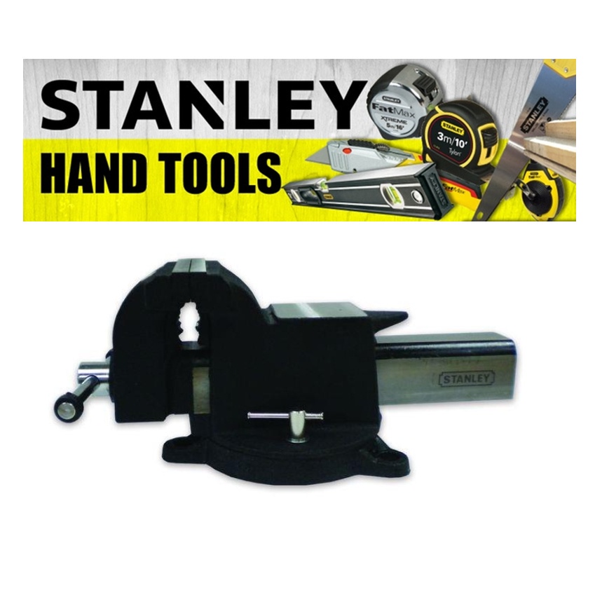 STANLEY CAST STEEL BENCH VISE 3" 4'' 5'' 6'' 8'' SIZES | Shopee Malaysia