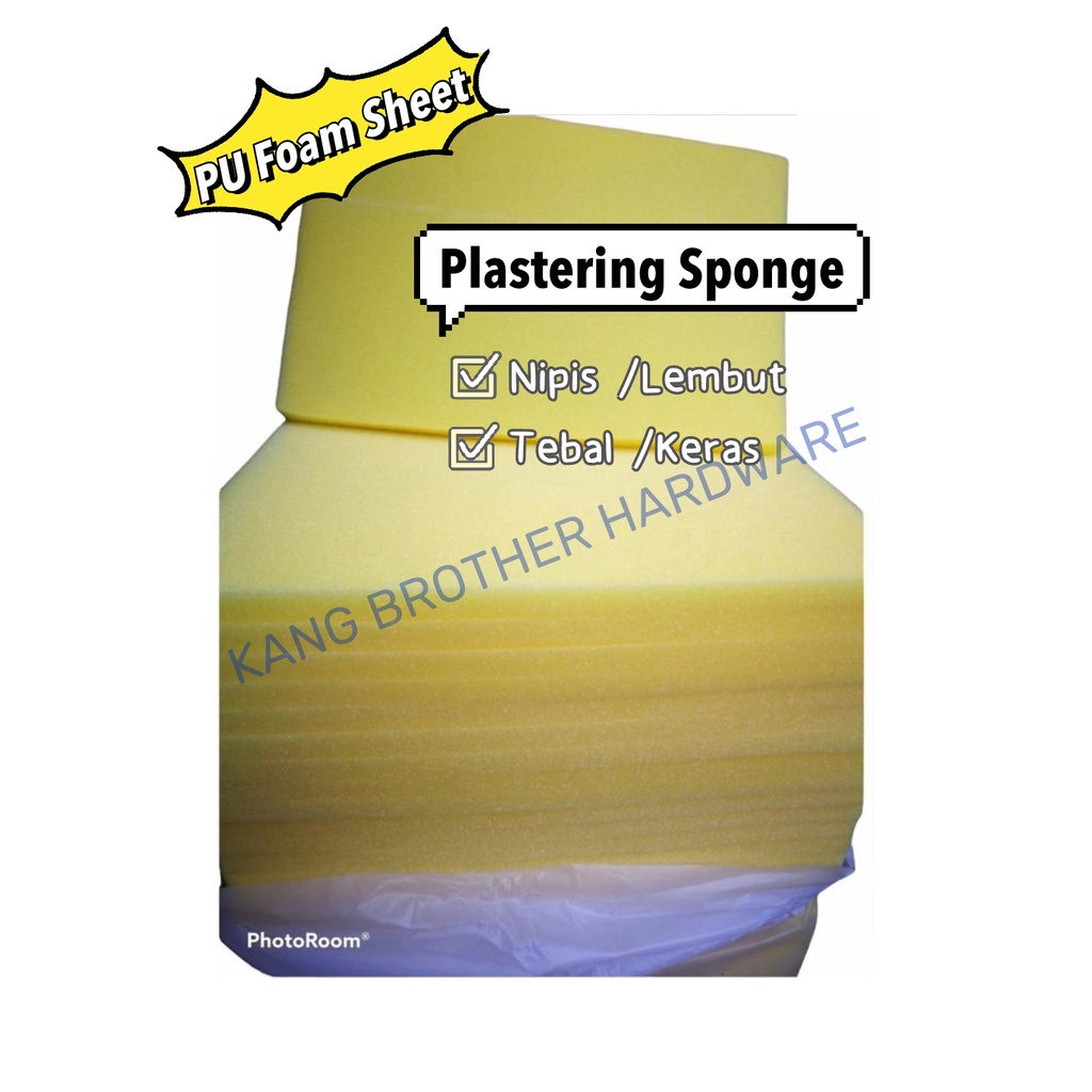 Construction Plastering Foam Plastering Sponge Standard PU Foam Sheet ...