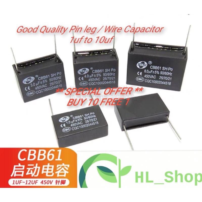 High quality Capacitor CBB61 450V Capacitor, 1uf 1.2uf 1.5uf for AC Fan ... High quality Capacitor CBB61 450V Capacitor, 1uf 1.2uf 1.5uf for AC Fan ...
