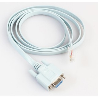 1M 9Pin DB9 Serial RS232 to RJ45 Cat5 Ethernet Console Rollover Cable ...