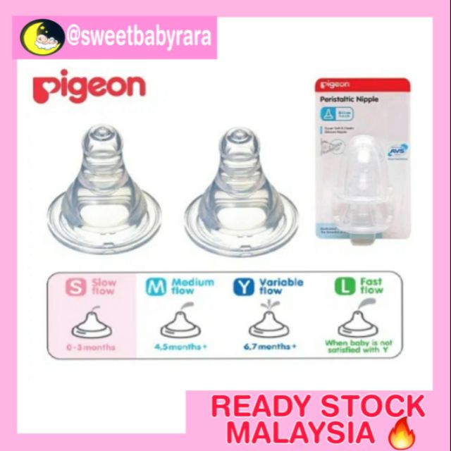 🔥ORIGINAL PIGEON SLIM NECK TEAT🔥 | Shopee Malaysia