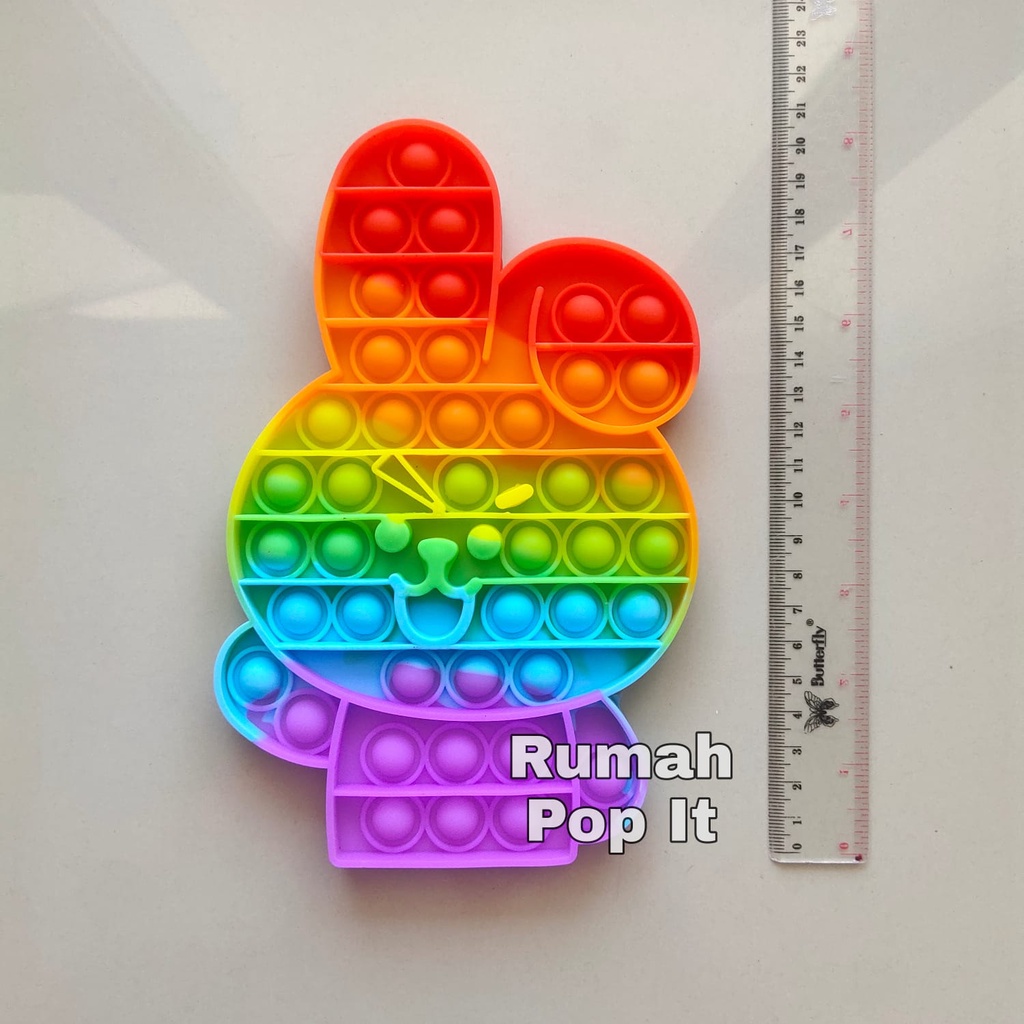 Pop It Fidget Toys BT21 COOKY RAINBOW / Fidget Pop It Squishy / Pop It ...