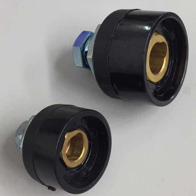 MIG TIG MMA Quick Fitting Cable connector-Plug + Socket Welding Machine ...