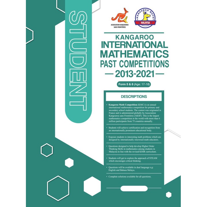  STUDENT Sec 5 6 Kangaroo International Mathematics Past