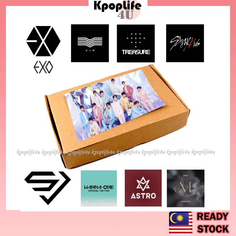 Kpop Gift Box IU BIGBANG IKON Treasure WANNA ONE STRAYKIDS SUPER JUNIOR ...