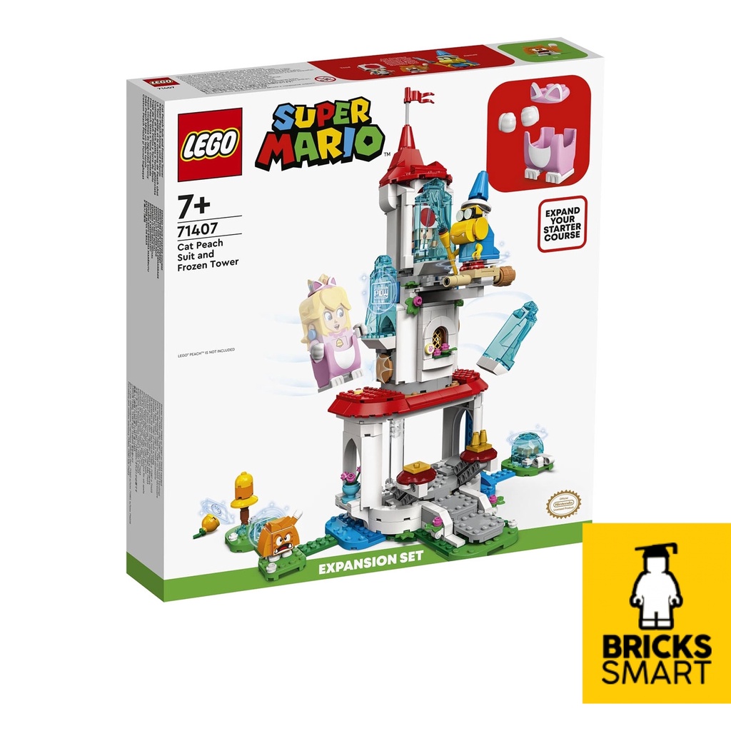 71407 LEGO Super Mario Cat Peach Suit and Frozen Tower Expansion Set ...