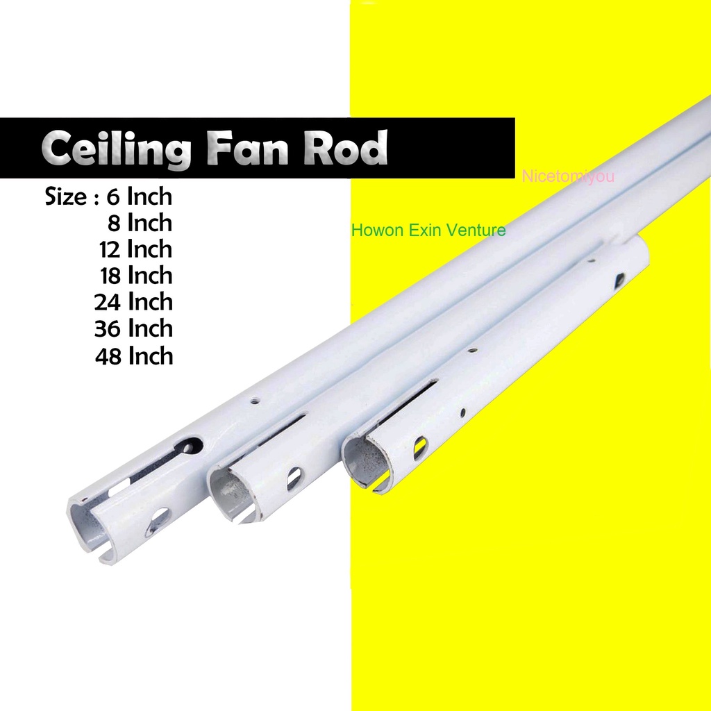 Fan Rod For Ceiling Fan (White) (Universal) | Shopee Malaysia
