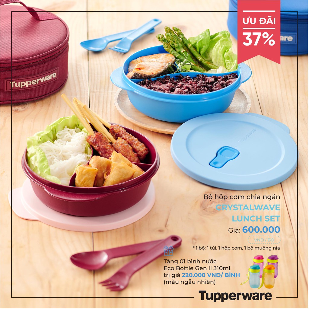 Crystalwave Lunch Set Tupper | Shopee Malaysia