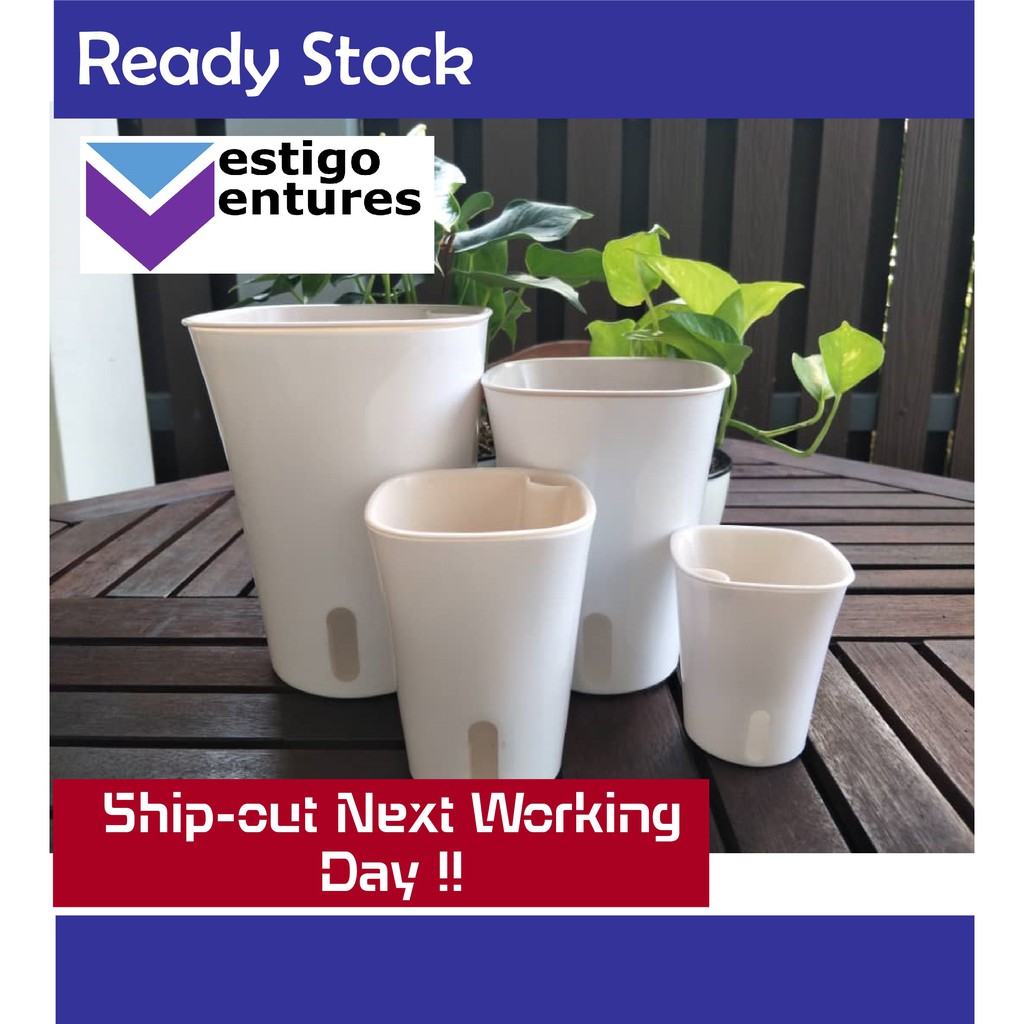 SELF WATERING POT / NUTRIPOT / HYDROPONIC / HYDROPOT N-SERIES | Shopee ...