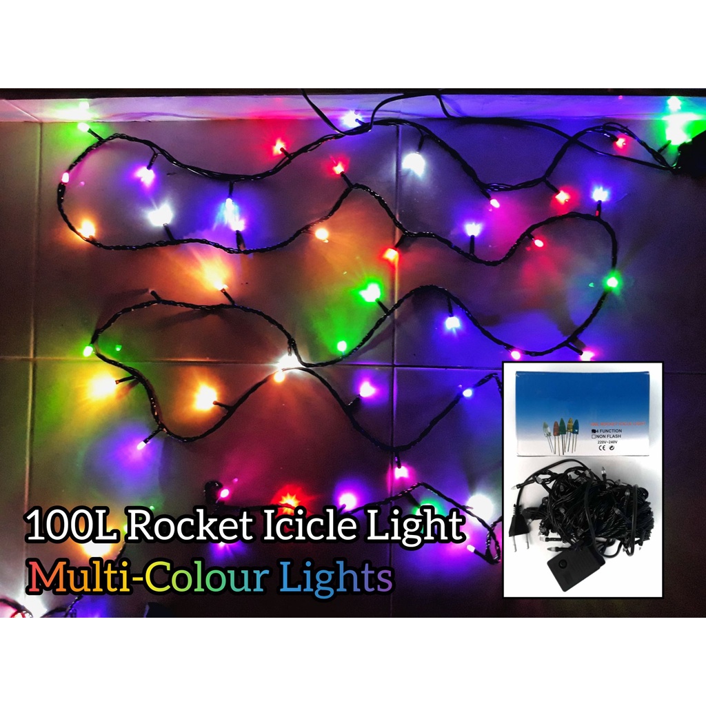 RGB Multi-Colour 100L Rocket LED Strip Lights For Decoration Event With ...