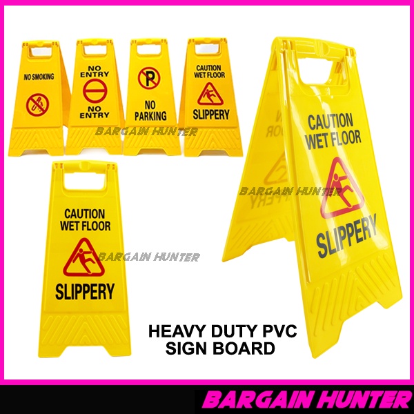 SLIPPERY WET FLOOR CAUTION SIGN BOARD NO ENTRY SIGN BOARD NO PARKING ...